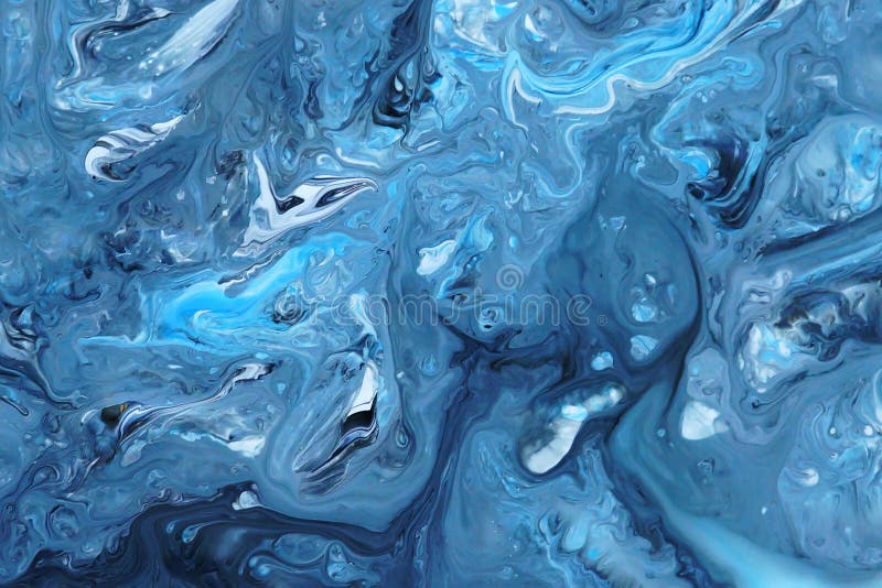 Abstract Marble Blue Color Paint Background Stock Photo - Image of ...