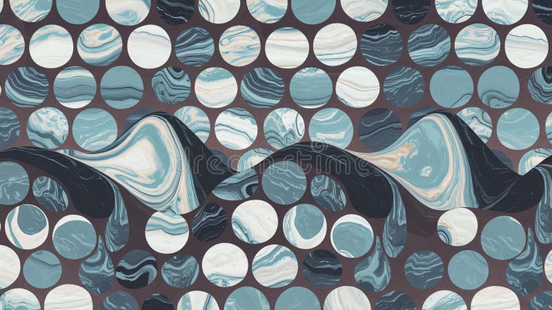 Abstract Marble Circles Pattern, Modern Blue and Good Resolution Stock ...