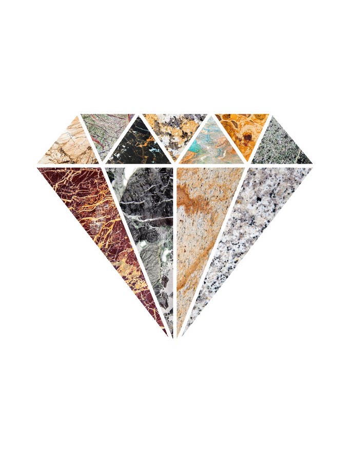 Abstract marble collage stock image. Image of stone, rock - 74296699