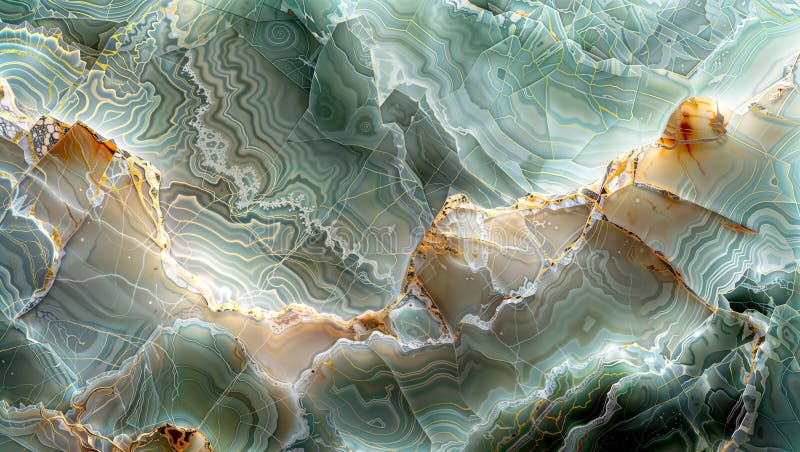 Abstract Marble: Colorful Wavy Patterns on Stone, Generative Ai Stock ...