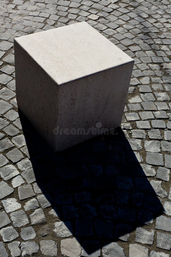 Abstract marble cube stock image. Image of square, cobblestone - 44372687