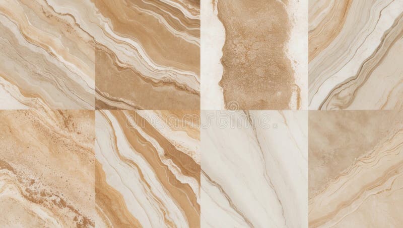 Abstract Marble Pattern Rustic Ivory, Natural Beige Sand Tones ...