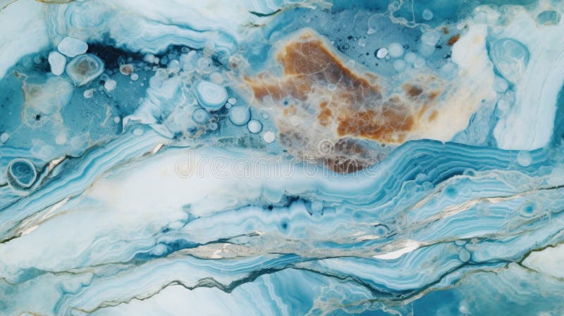 Abstract Marble Texture Agate Light Blue, Ai Stock Illustration ...