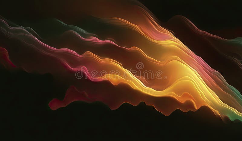 Abstract Marbled Waves Paint Texture Colourful. Luxury in Gradient ...
