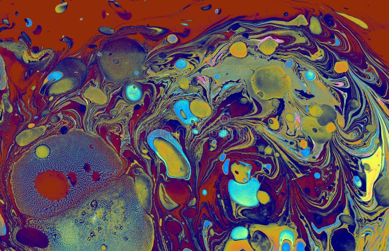 Abstract Marbling Art Patterns As Colorful Background Stock Image ...