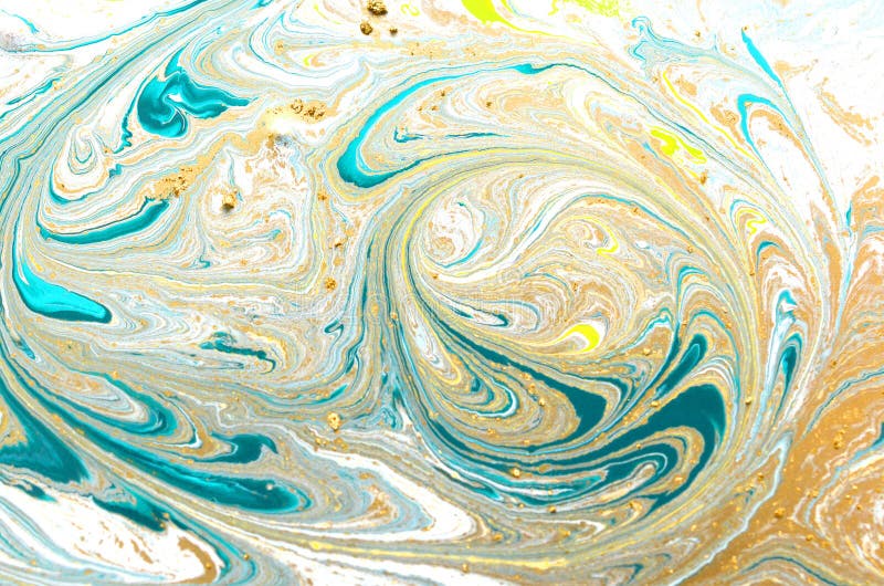 Abstract Marbling Art Patterns As Colorful Background. Stock Image ...