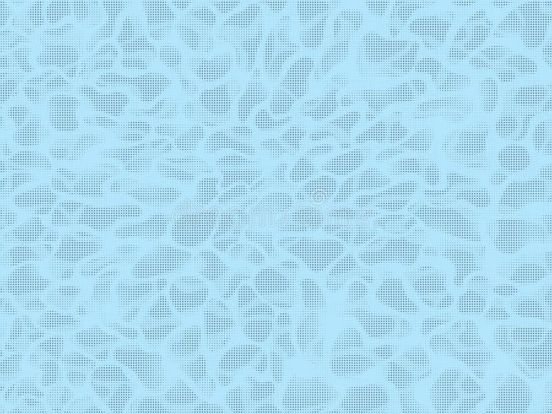 Abstract Marine Blue Texture of the Water, the Silhouette. Wavy Curly ...