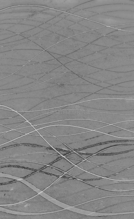 Abstract Marker Hand Drawn Background Texture. Gray Waves on Grey ...