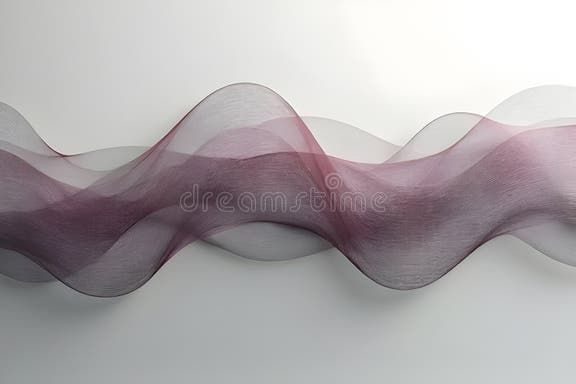 Abstract Maroon Digital Wave is Flowing on White Background Stock ...
