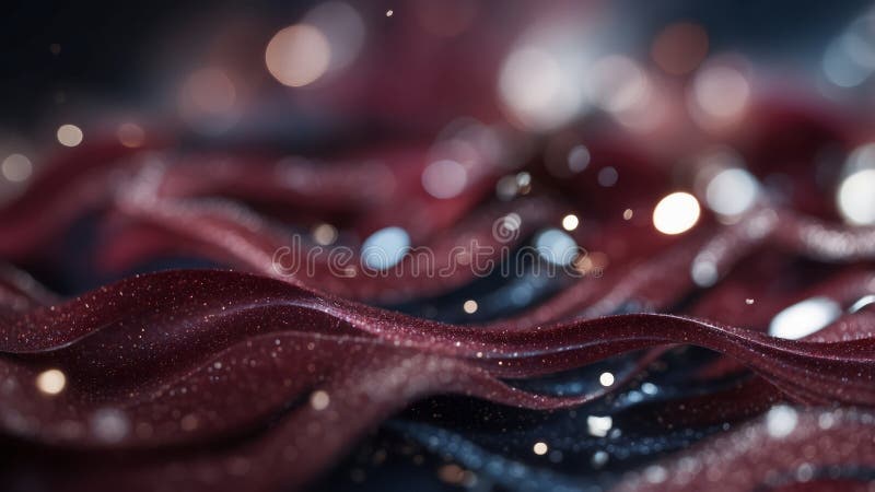 Abstract Maroon and Navy Swirls with a Galaxy of Holographic Glitter ...