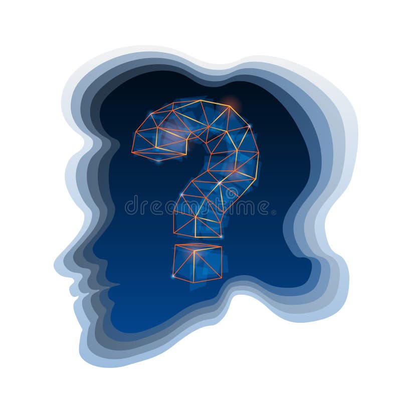 Abstract Mash Line Low Polygonal Geometric Shapes Wireframe Question ...