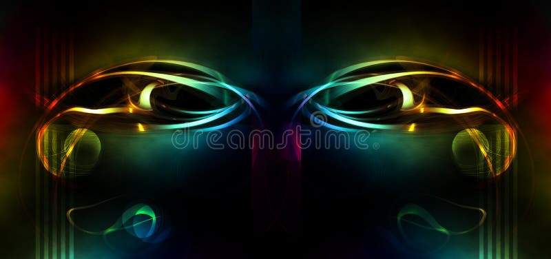 Abstract mask stock illustration. Illustration of mask - 7010122