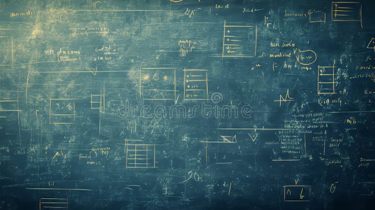 Abstract Math Background. Educational Concept with Formulas and ...