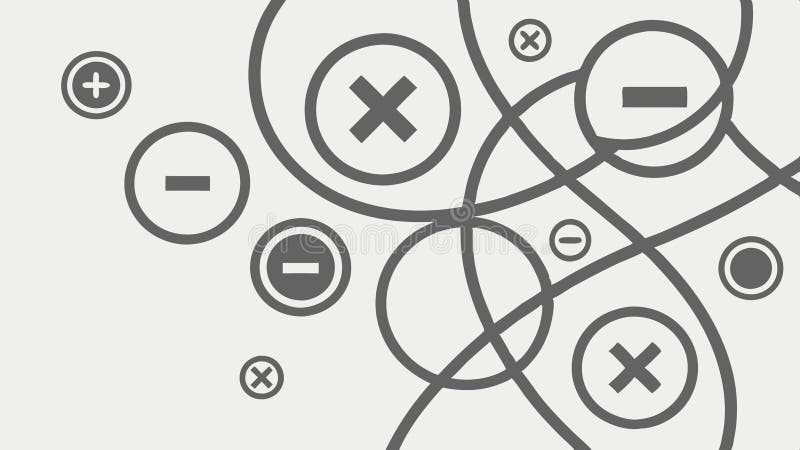 Abstract Math Symbols Illustration for Education and Learning Vector ...