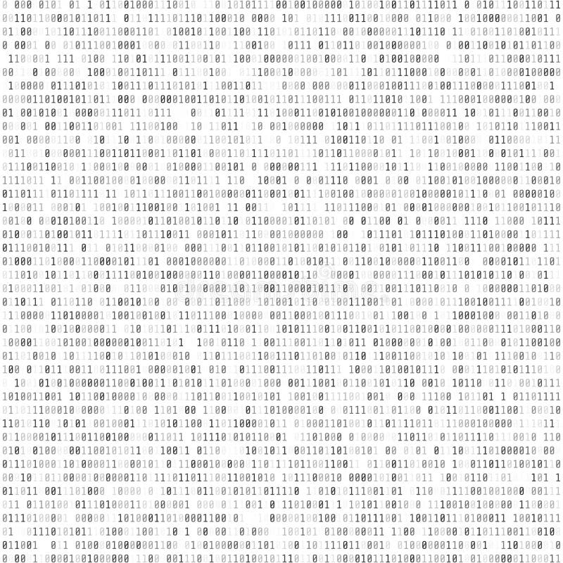 Abstract Matrix Background Binary Computer Code Coding And Hacker Concept Vector Illustration