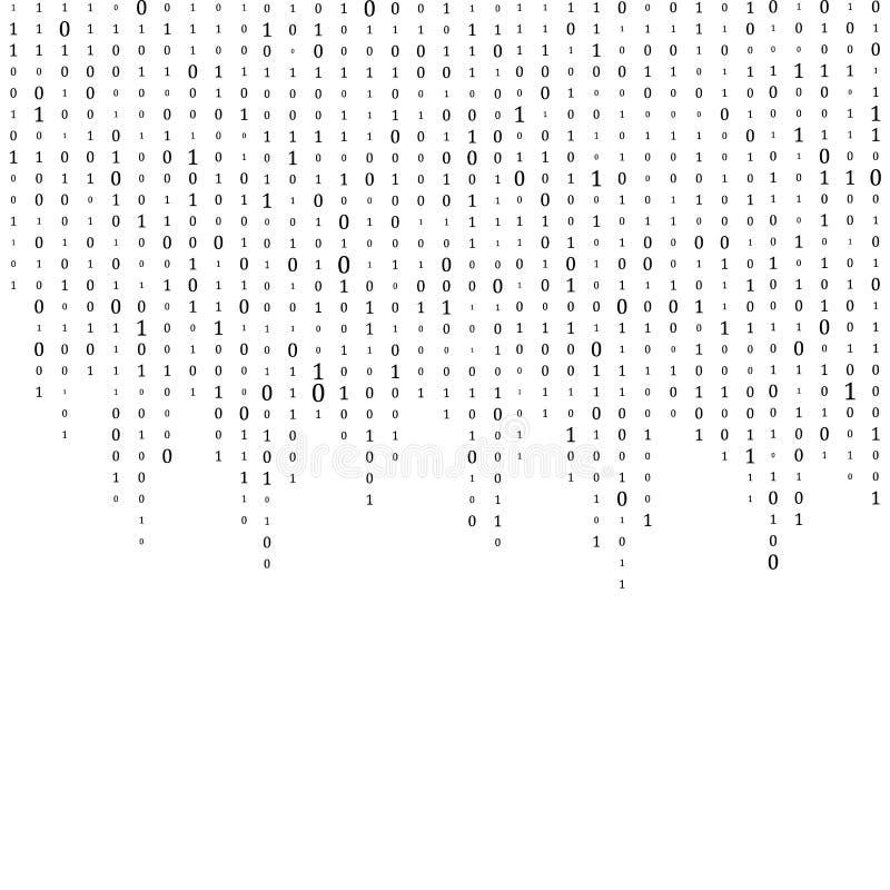Abstract Matrix Background Binary Computer Code Coding Hacker Concept Vector Background