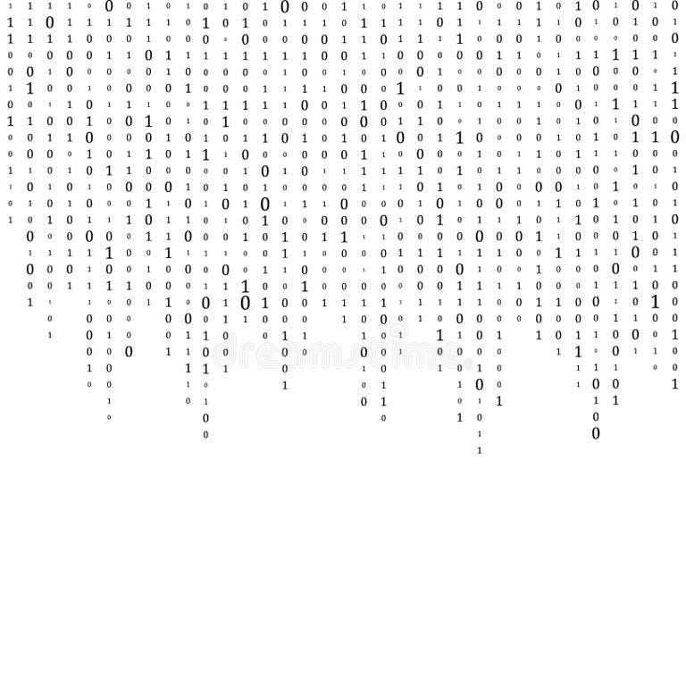Abstract Matrix Background. Binary Computer Code. Coding. Hacker Concept. Vector Background ...