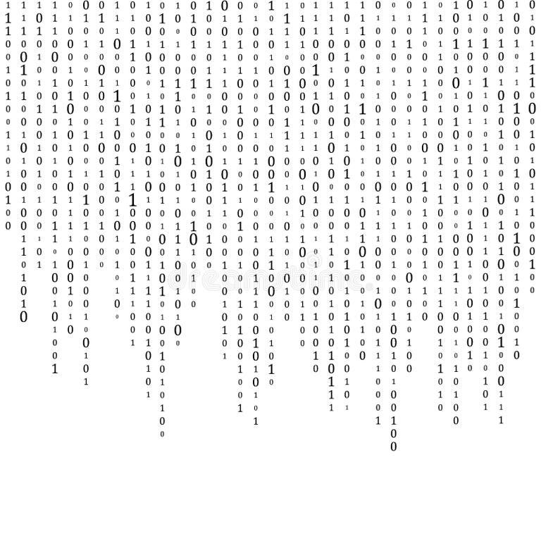 Abstract Matrix Background. Binary Computer Code. Coding. Hacker Concept. Vector Background ...