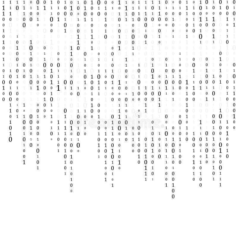 Abstract Matrix Background Binary Computer Code Coding Hacker Concept Vector Background