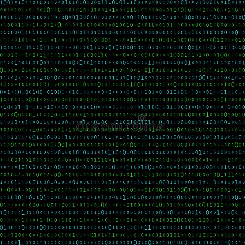 Abstract Matrix Background. Binary Computer Code. Coding. Hacker Concept. Vector Background ...