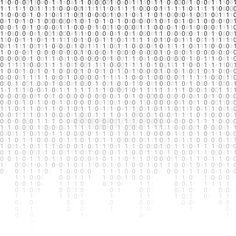 Abstract Matrix Background Binary Computer Code Coding Hacker Concept Vector Background