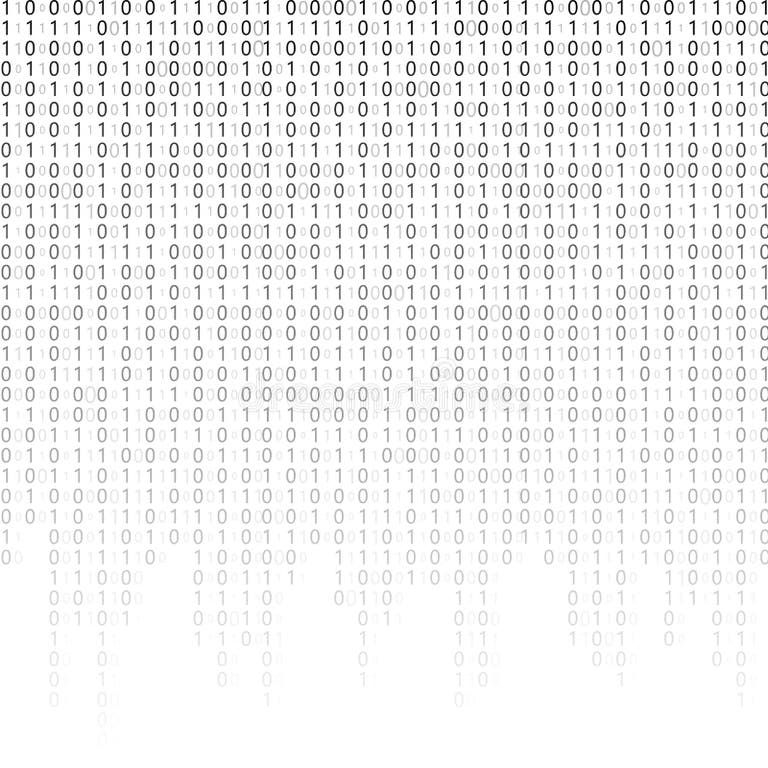 Abstract Matrix Background. Binary Computer Code. Coding. Hacker Concept. Vector Background ...