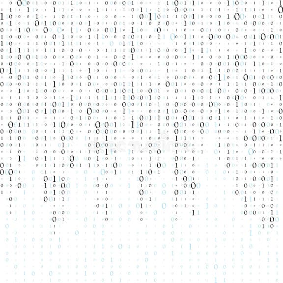 Abstract Matrix Background. Binary Computer Code. Coding. Hacker Concept. Vector Background ...