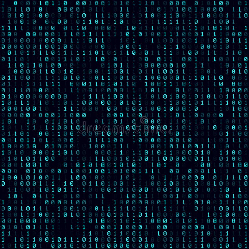 Abstract Matrix Background. Stock Vector - Illustration of hacker ...