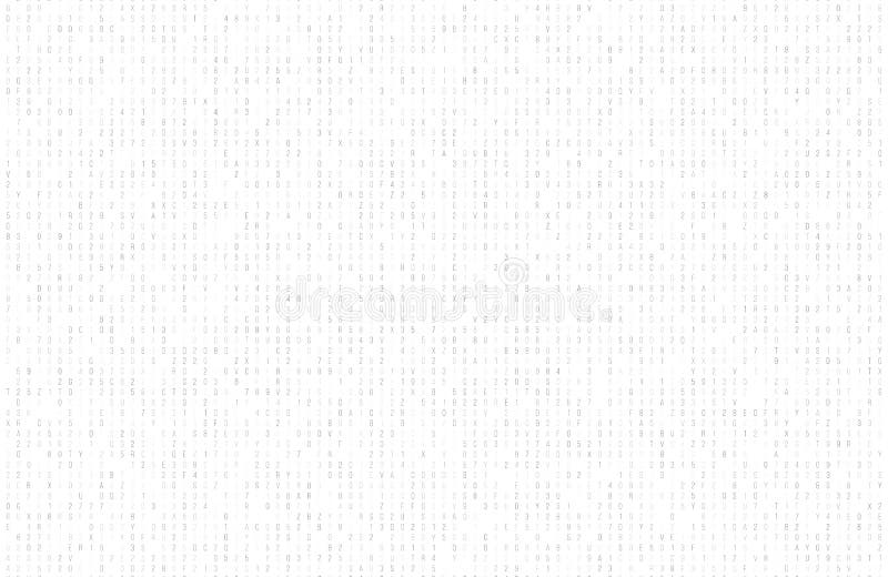 Hexadecimal Computer Code In The Form Of A Silhouette Of The World Map Blue Symbols On Dark