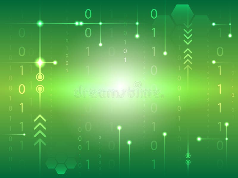 Abstract matrix background stock vector. Illustration of electronic ...