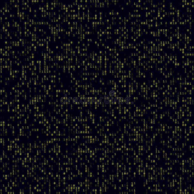 Matrix background. stock vector. Illustration of number - 168675428