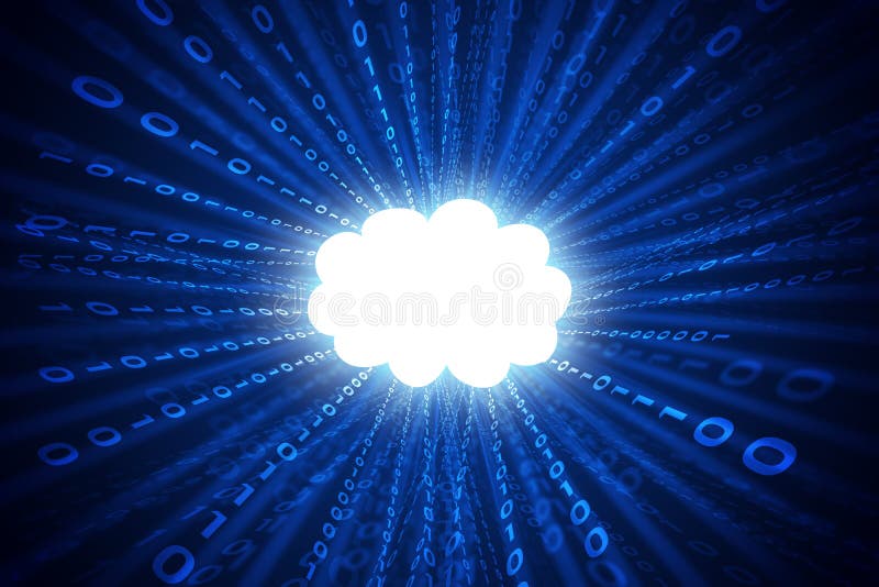 Abstract Matrix Blue Background Stock Image - Image of blue, texture ...