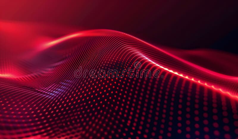 Abstract Matrix Red Background Stock Image - Image of matrix, color ...