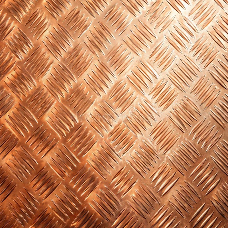 Abstract Matte Copper Plate Surface Texture with Natural Pattern Stock ...