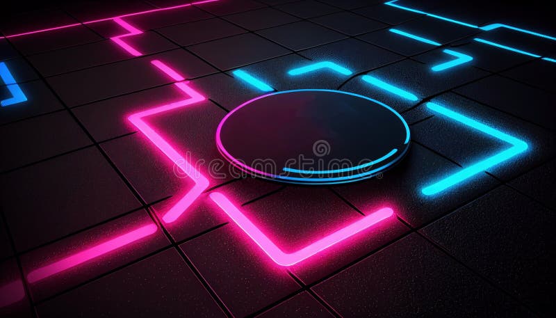Abstract Maze Background. Graphic Design. Stock Image - Image of puzzle ...