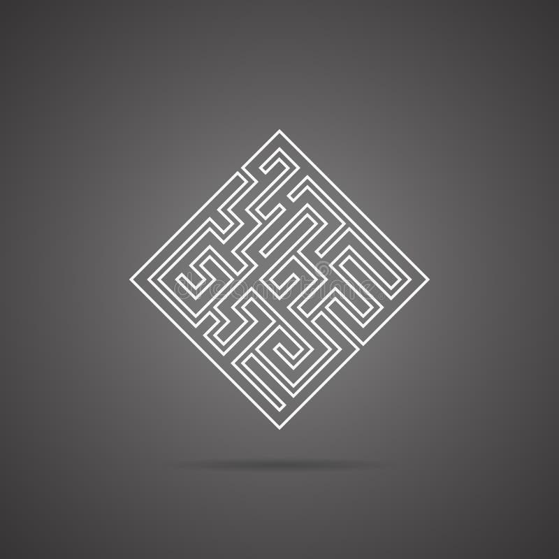 Set of Abstract Maze Elements Stock Vector - Illustration of games ...