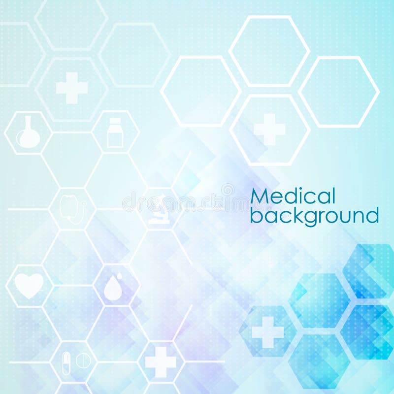 Abstract Medical Background Stock Illustration - Illustration of care ...