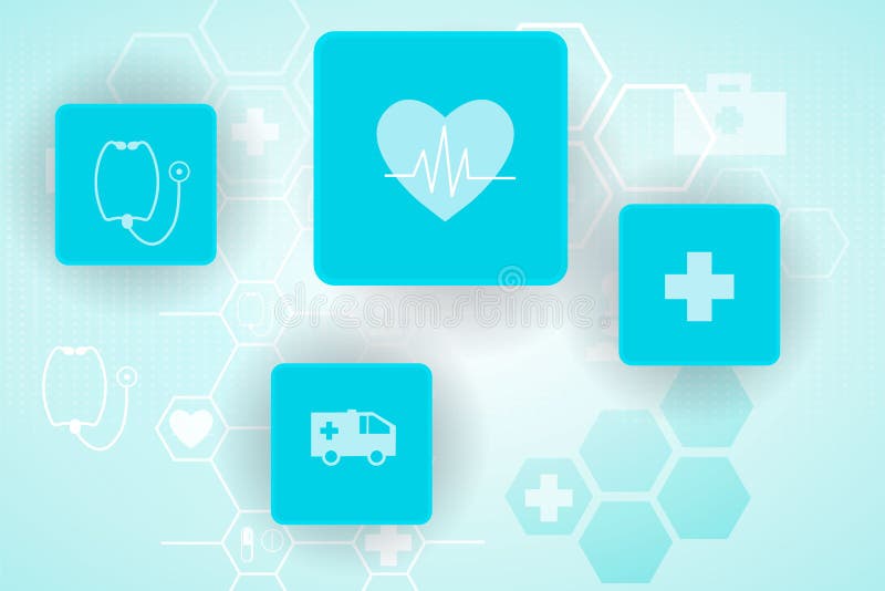 Abstract Medical Background Stock Illustration - Illustration of ...