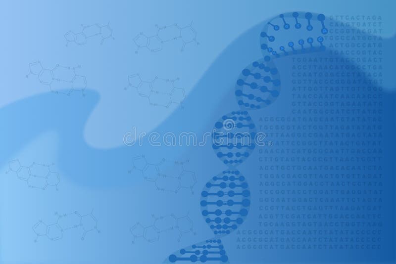 Abstract Medical Background with DNA Helix Concept, Genetic Code Stock ...