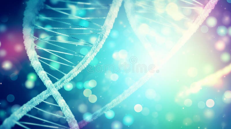 An Abstract Medical Background with Dna Sequences Stock Illustration ...