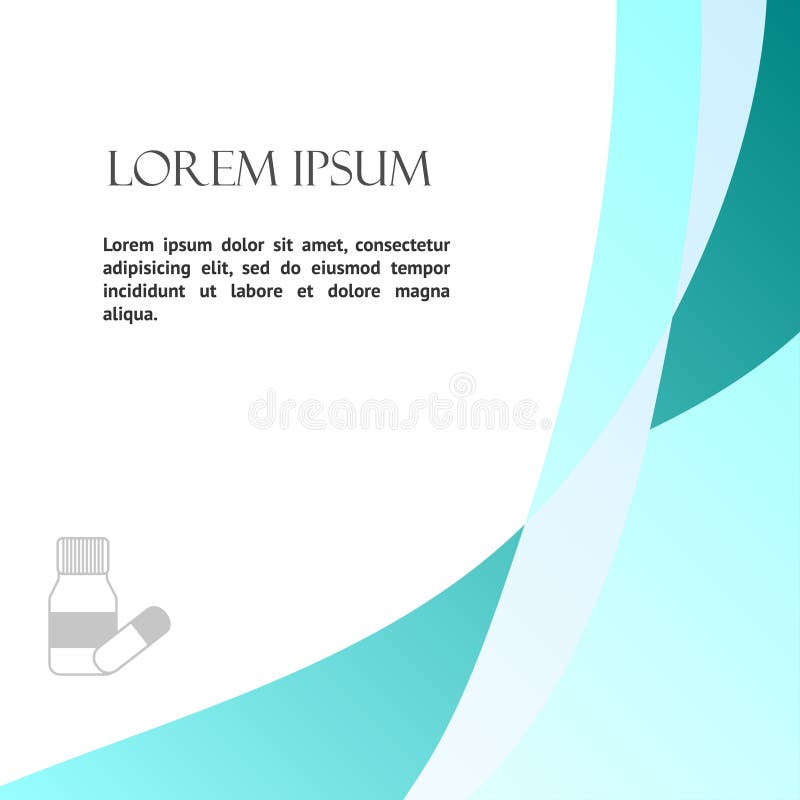 Medical Brochure Template For Web Or Print. Stock Vector - Illustration ...