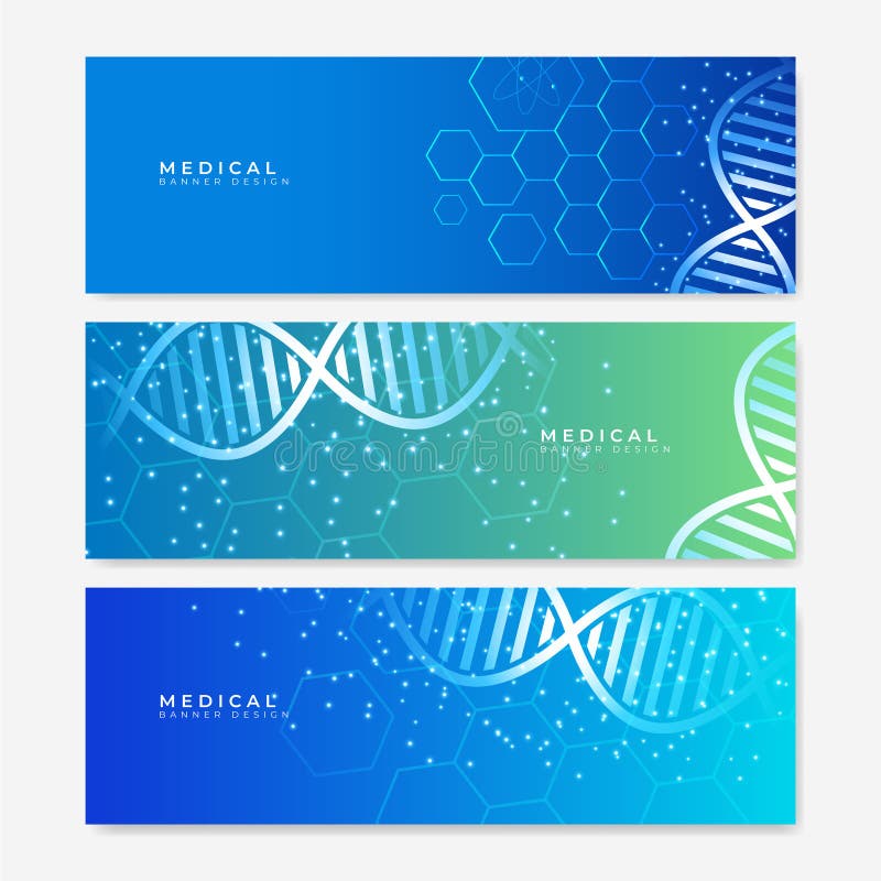 Abstract Medical Background with Hexagonal Structure Shapes. Technology ...