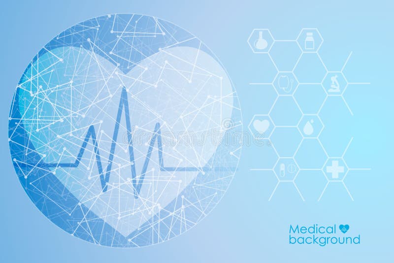 Abstract Medical Background Stock Illustration - Illustration of data ...