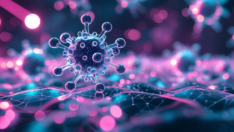 Abstract Medical Background - Digital Illustration of DNA Structure ...