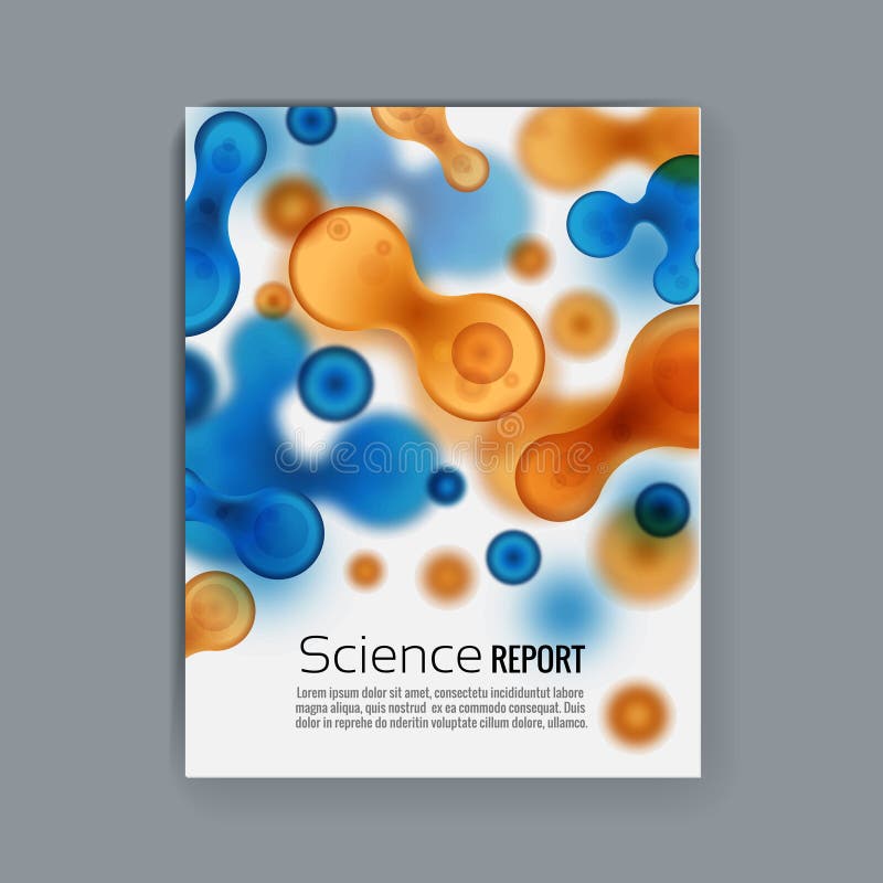 Abstract Medical Molecules Background Stock Vector - Illustration of ...