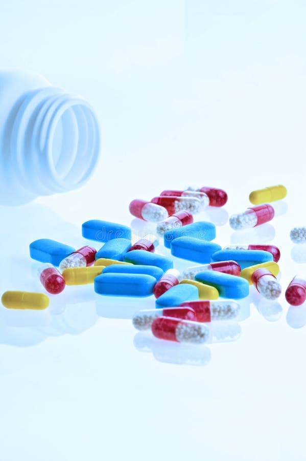 Abstract Medical Pills and Tablets Background Stock Image - Image of ...