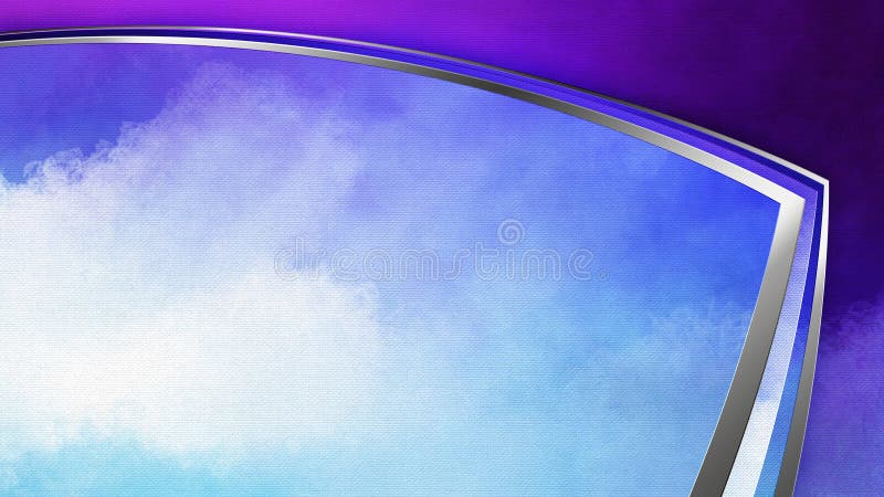 Purple and Slate Blue Background, Canvas Textured with Expensive Silver ...