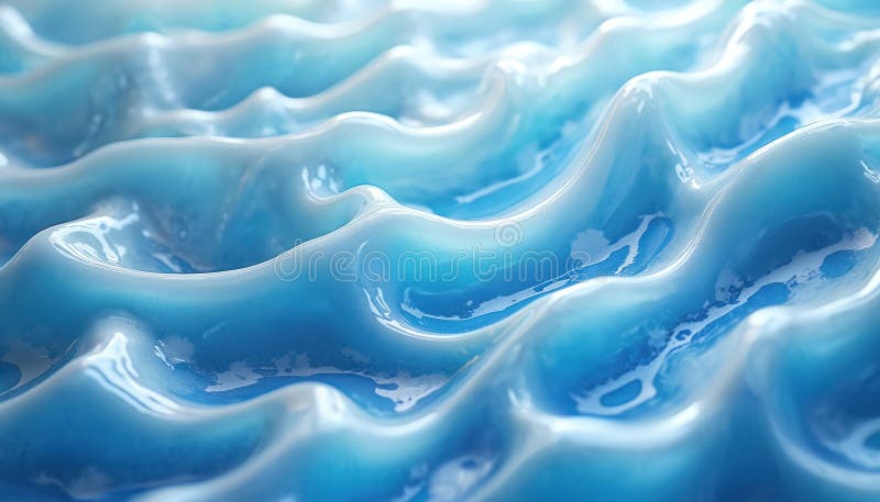 Abstract Melted Plastic Texture Background. Glossy Transparent Light ...