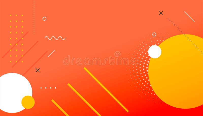 Abstract Memphis Pattern Decorative Banner for Website Backdrop Stock ...