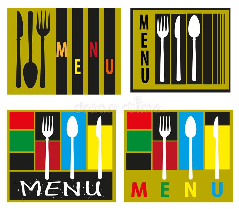 Abstract menu stock illustration. Illustration of feed - 34298332